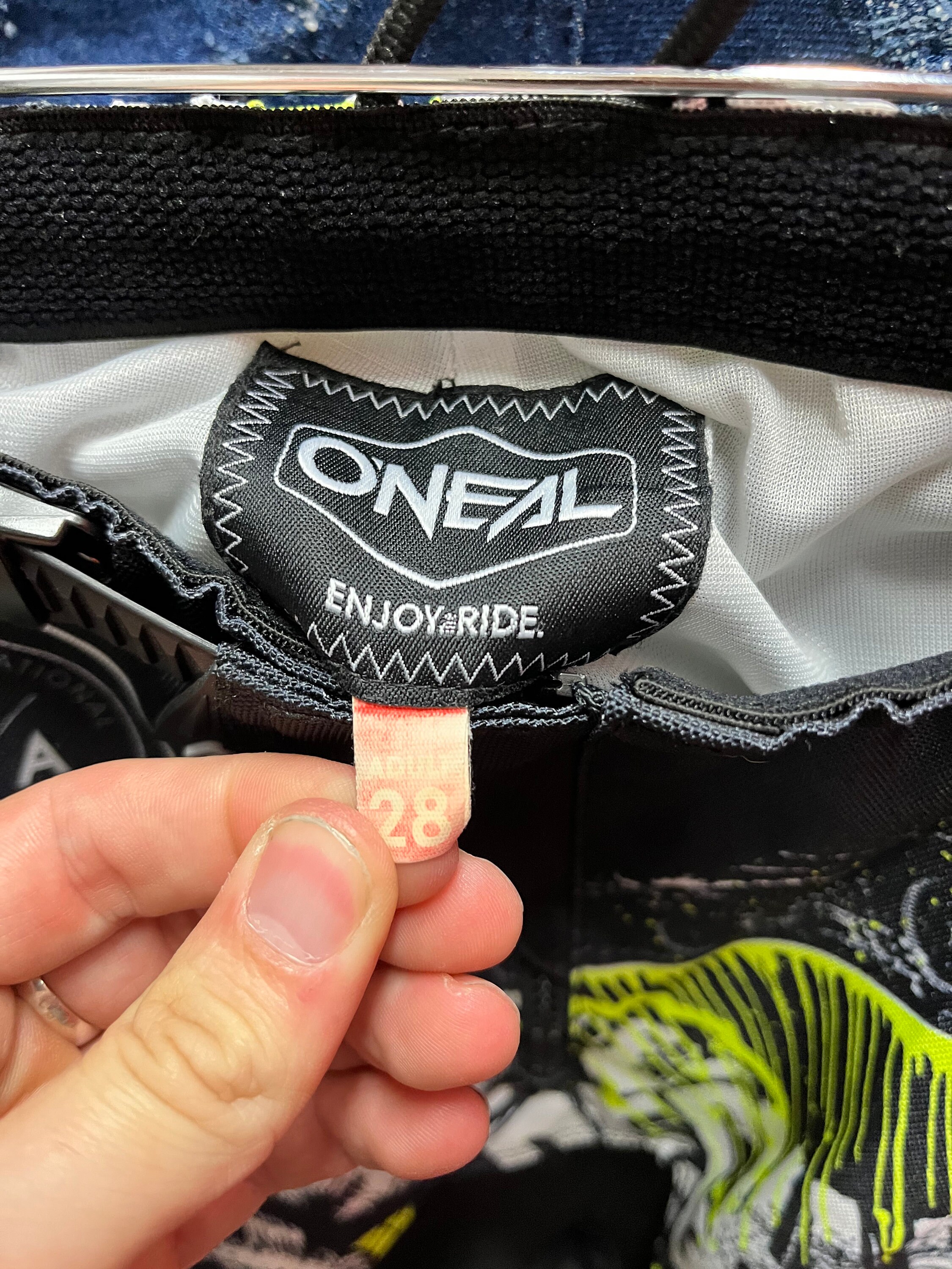 Retro Y2K O'neal Graffiti Green and Black Motor Cross Racing Pants Size ...