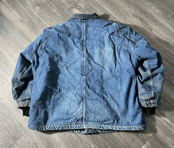 VTG Dickies Denim Chore Blanket Lined Barn Work Jacke… - Gem