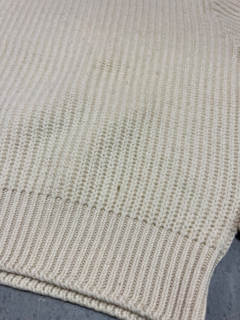 Jantzen Vintage 80s 90s Beige Knit Acrylic Blend Sweater Size Large USA Made - Etsy