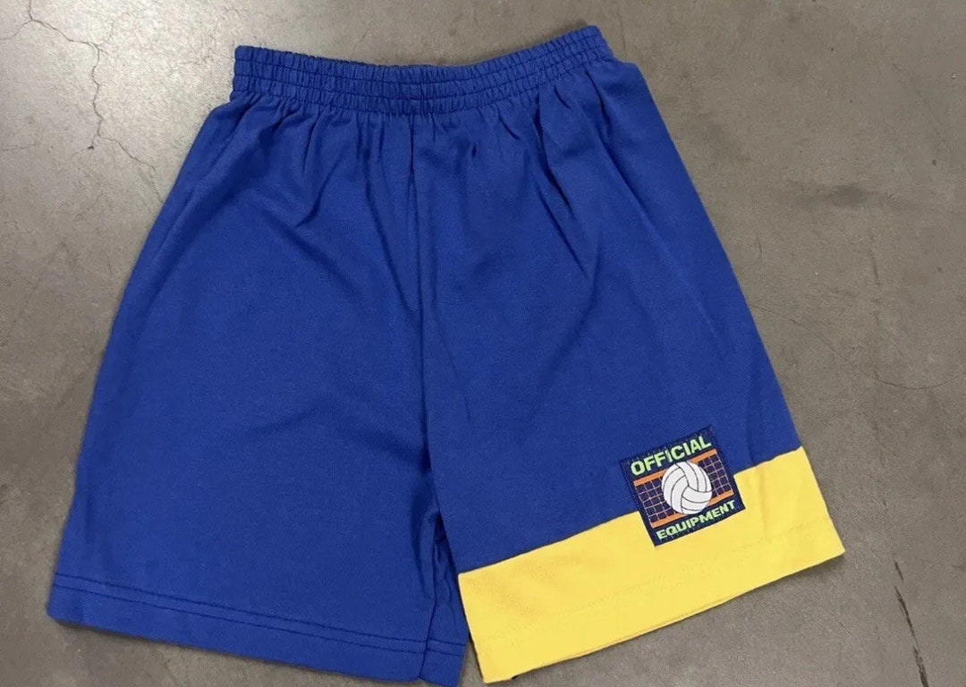 Vintage Healthtex Official Equipment Color Block Elastic Waist Shorts ...