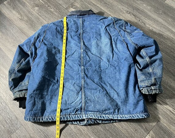 VTG Dickies Denim Chore Blanket Lined Barn Work Jacke… - Gem