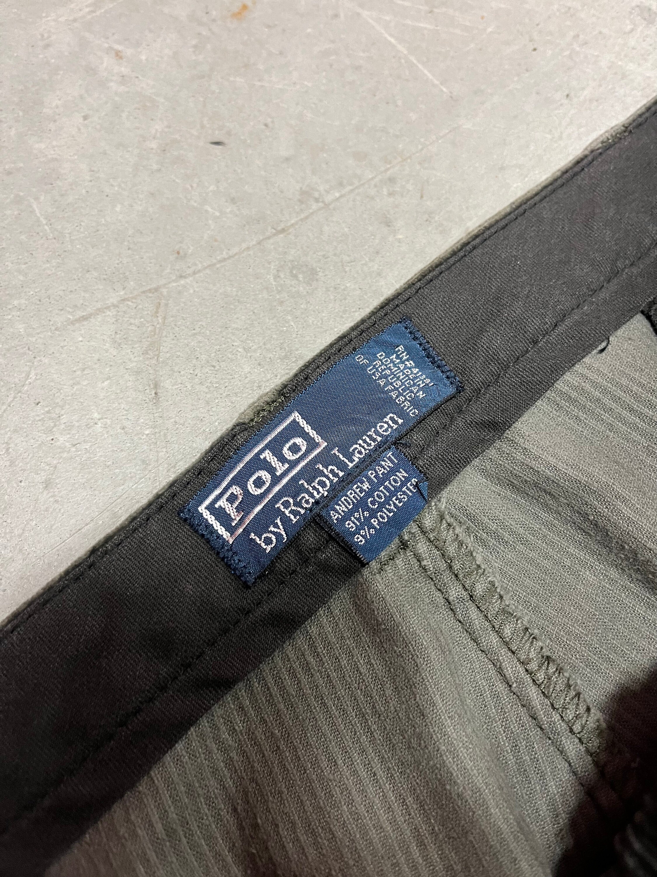 Vintage Polo Ralph Lauren Andrew Pant Gray Pleated Corduroy Pants Size 38x30 - Etsy