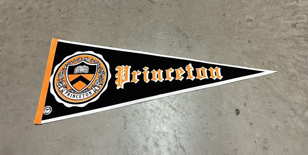 Princeton Vintage Pennant Princeton University Black and Orange Pennant ...