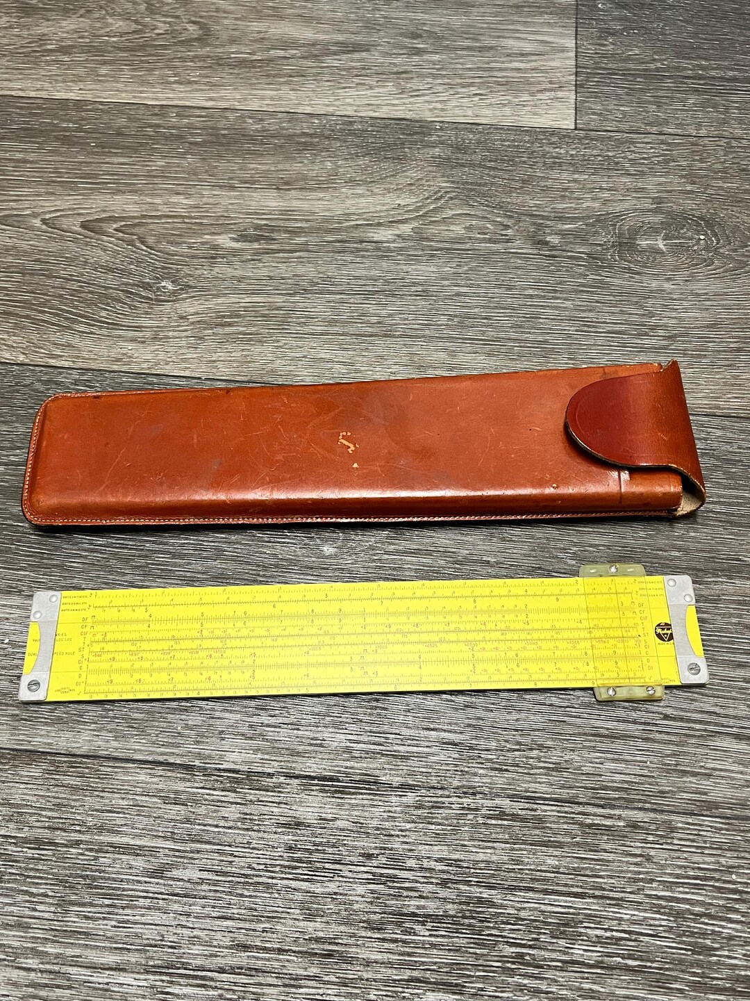 1959 Pickett Model N4-ES Slide Rule Vector-type Log Dual-base Speed ...