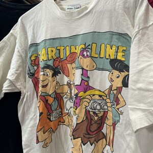 Vintage 1994 Jerry Leigh the Flintstones Starting Line Graphic T Shirt ...