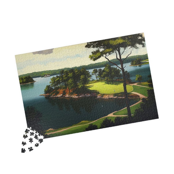 Golf Course Jigsaw Puzzle - Etsy