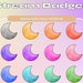 Crescent Moon Sub Badges: KICK, Twitch, Youtube & More - Etsy