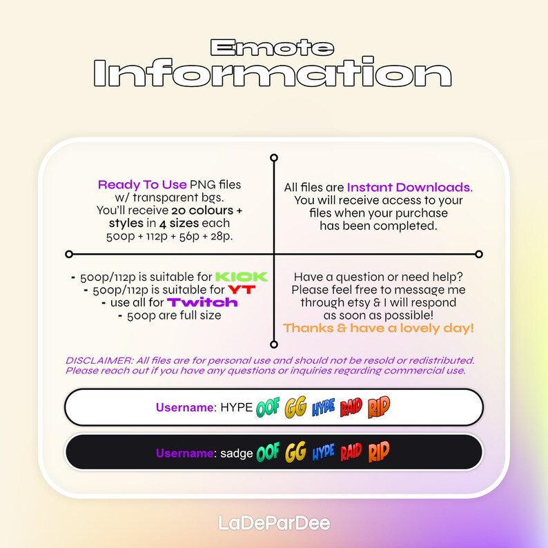 FREEBIE Neon Bubble Letter Starter Emotes : KICK, Twitch, Youtube ...