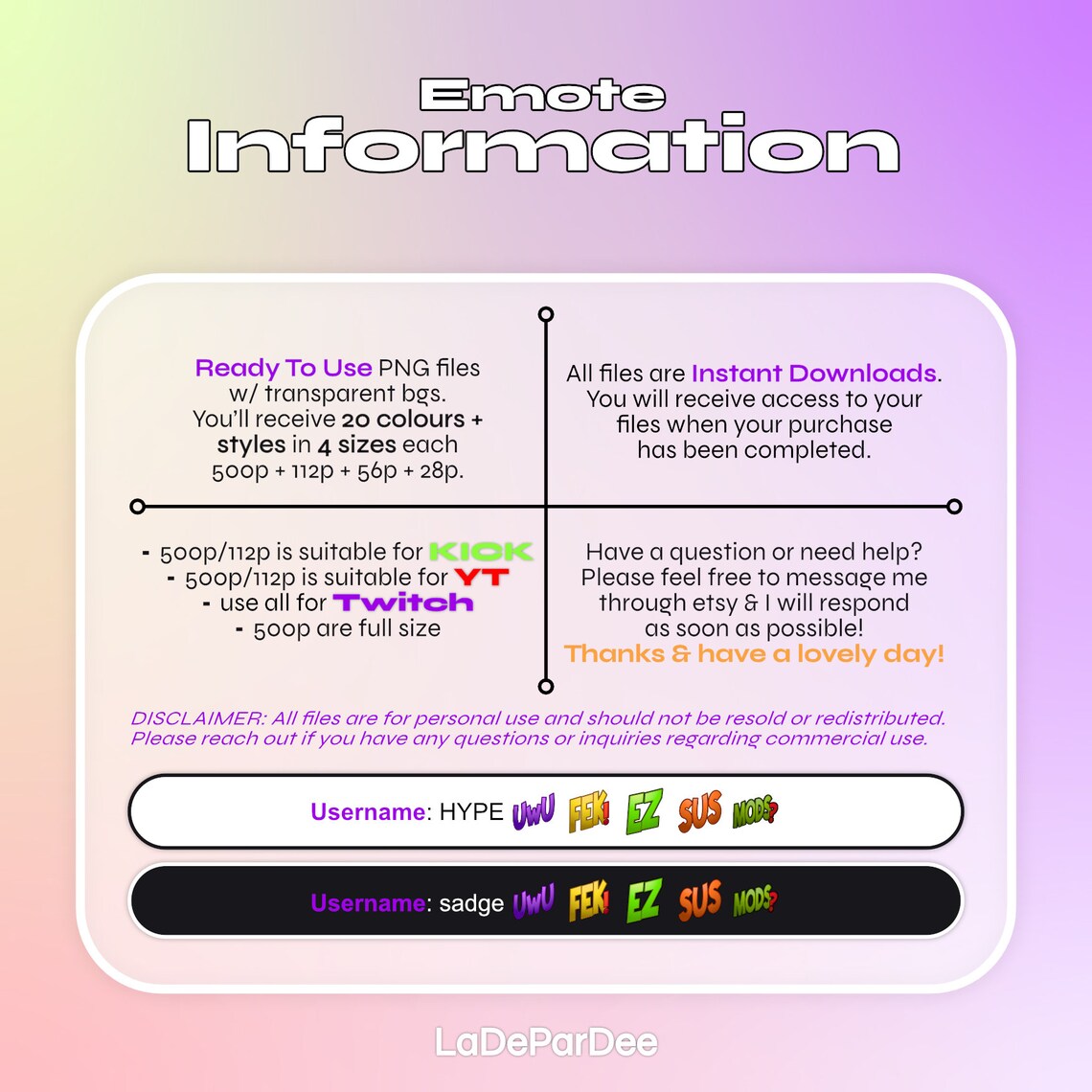 FREEBIE Neon Bubble Letter Starter Emotes : KICK, Twitch, Youtube ...