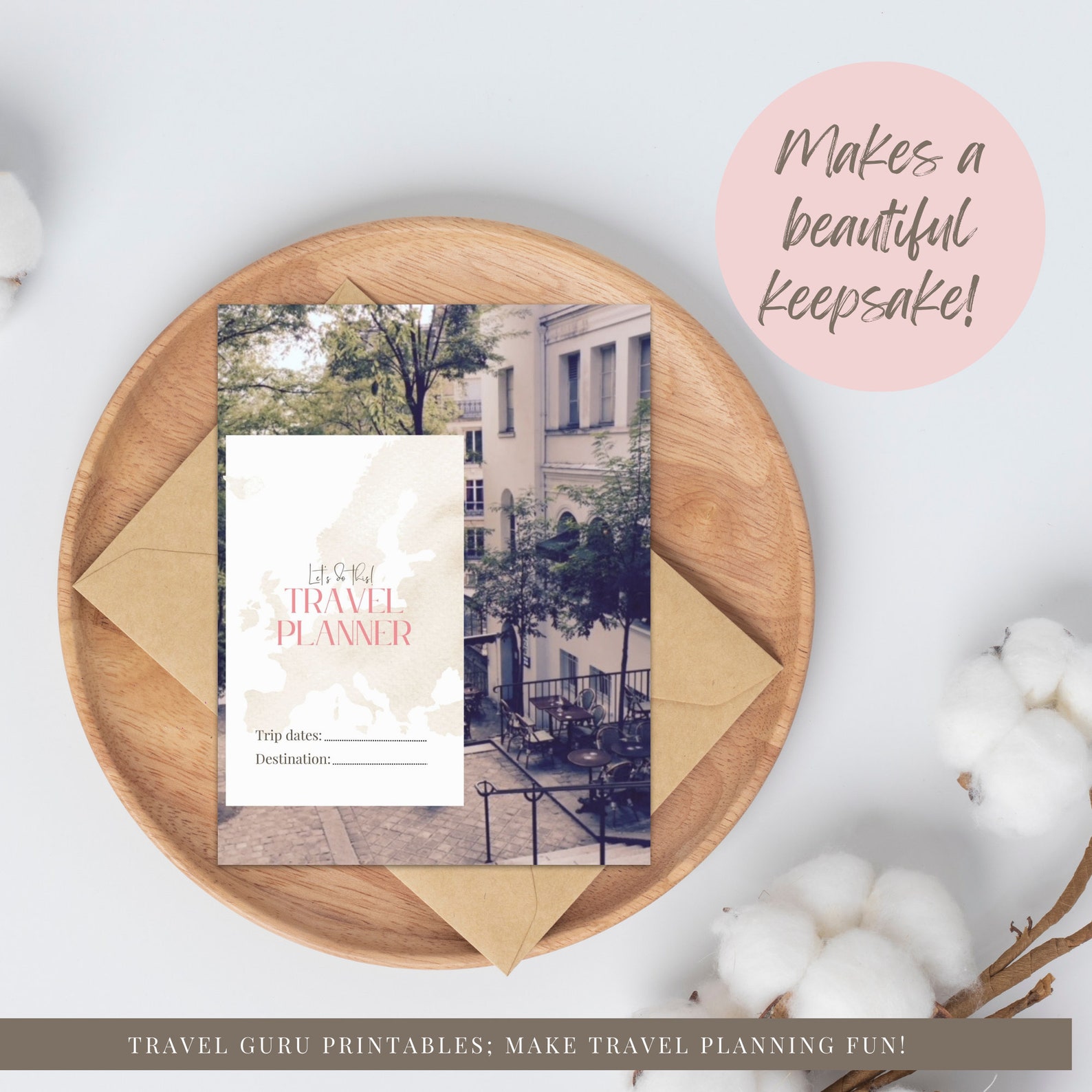 Paris Travel Planner Printable Printable Travel Planner Printable ...