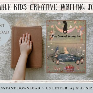 Fairy Themed Kids Creative Writing Journal Printable Children's Journal ...