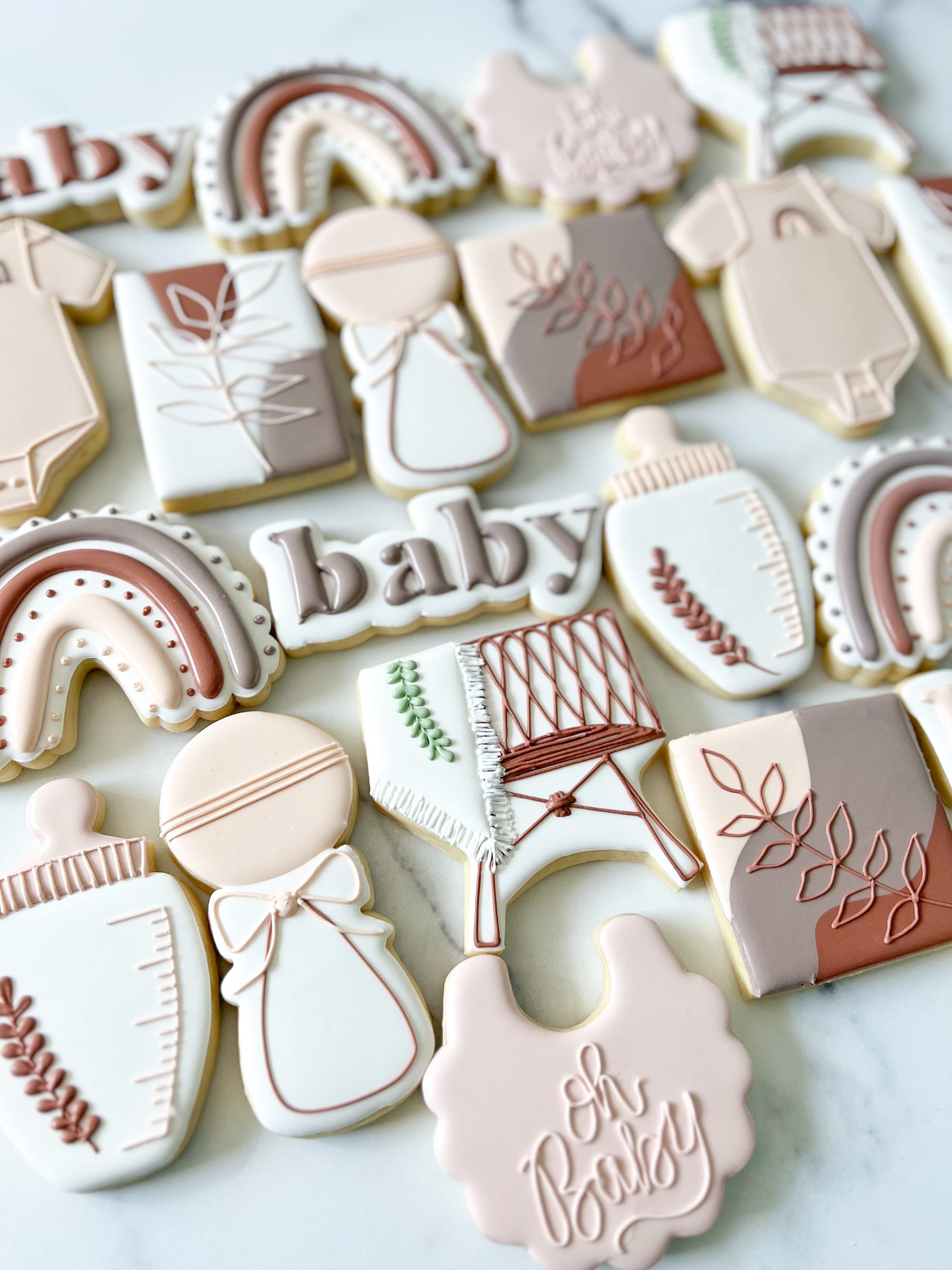 Baby Shower Custom Cookies-any Theme - Etsy