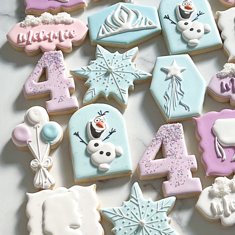 Frozen Cookies - Etsy