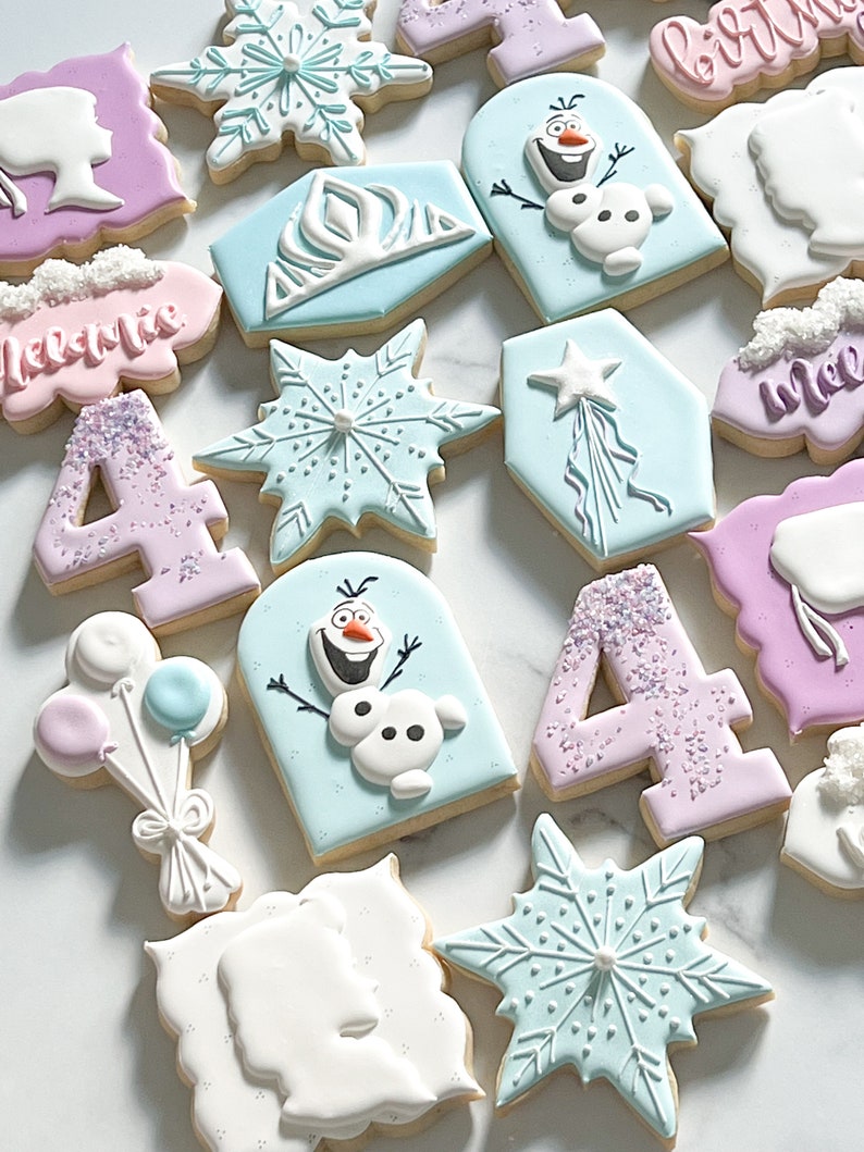 Frozen Themed Cookies - Etsy