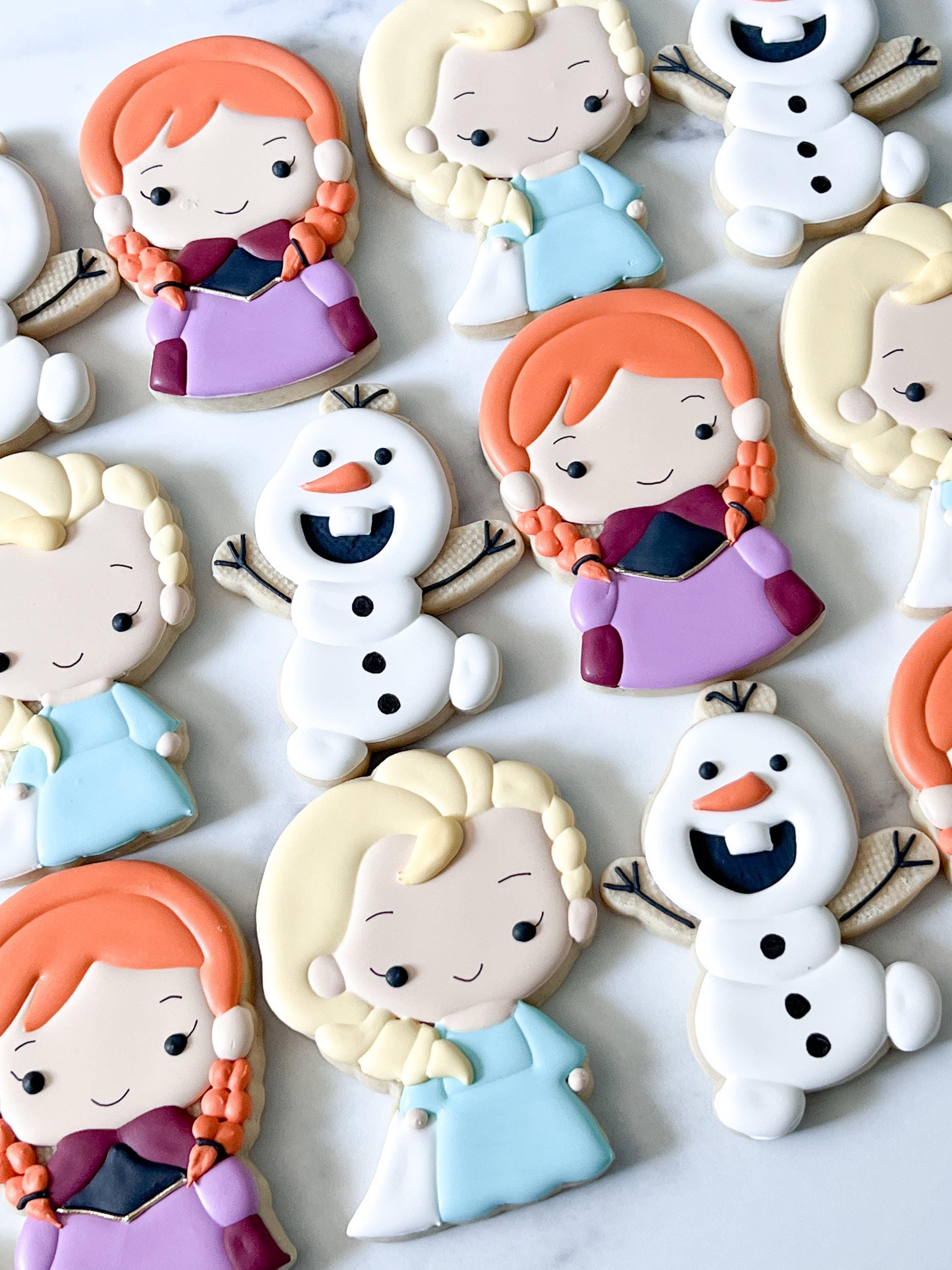 Frozen Character Cookies - Etsy