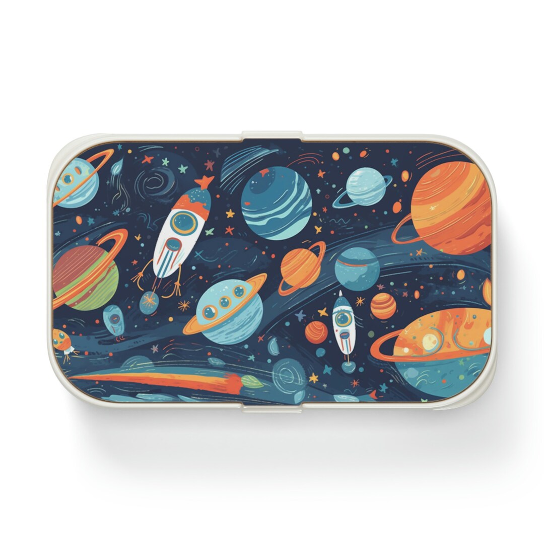 Space Adventure Montessori Bento Lunch Box - Etsy