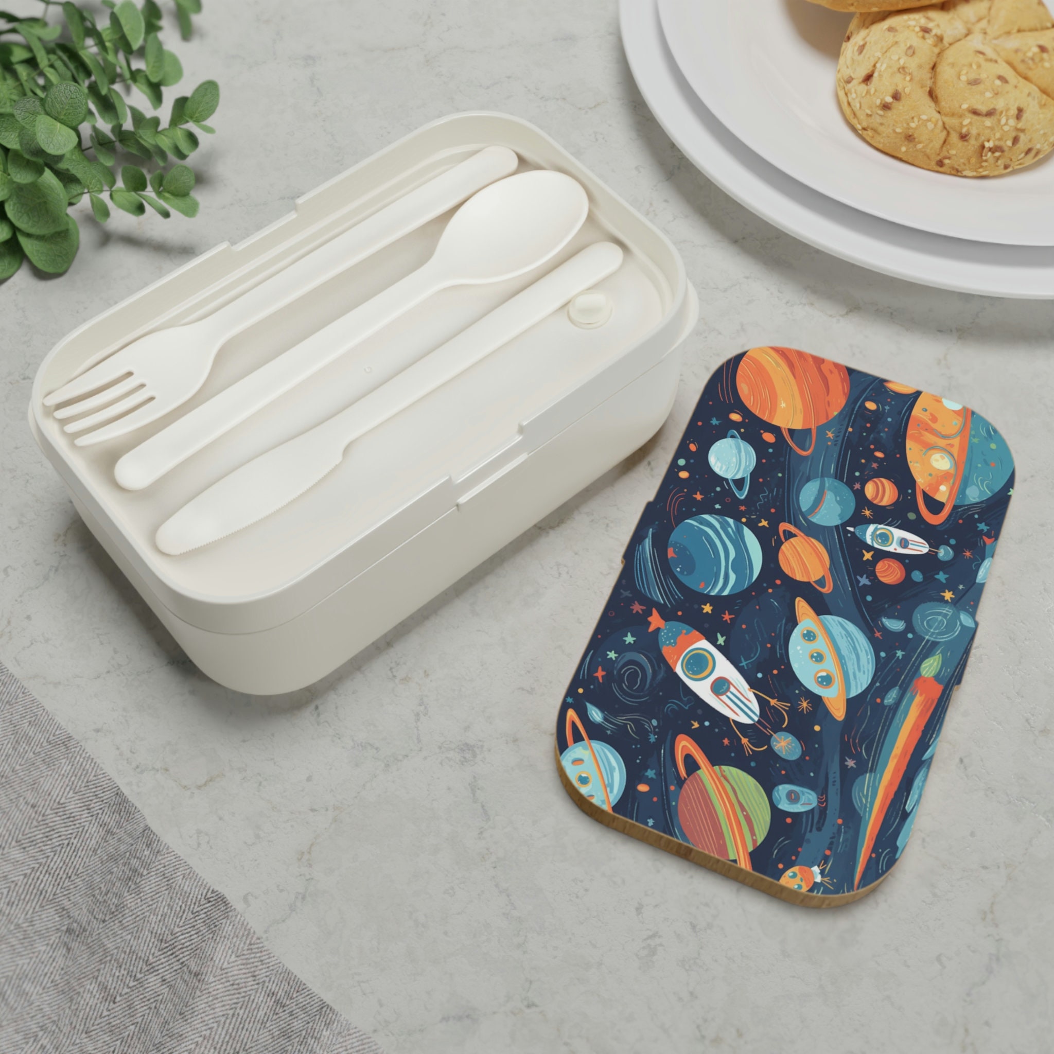 Space Adventure Montessori Bento Lunch Box - Etsy