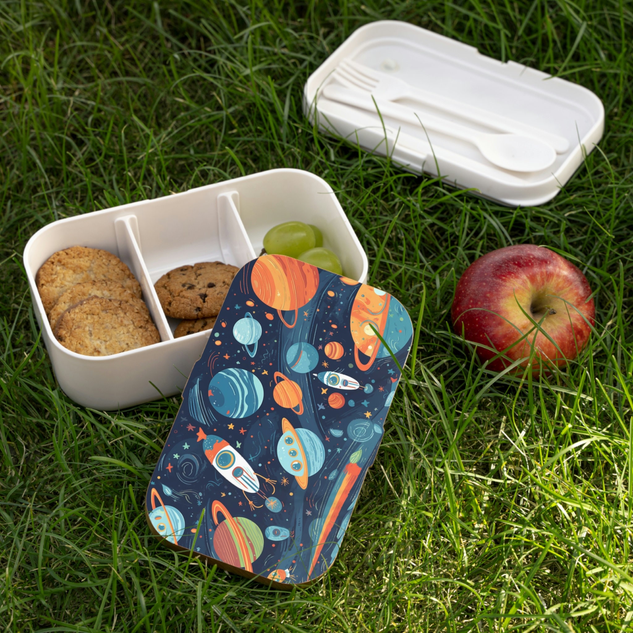 Space Adventure Montessori Bento Lunch Box - Etsy