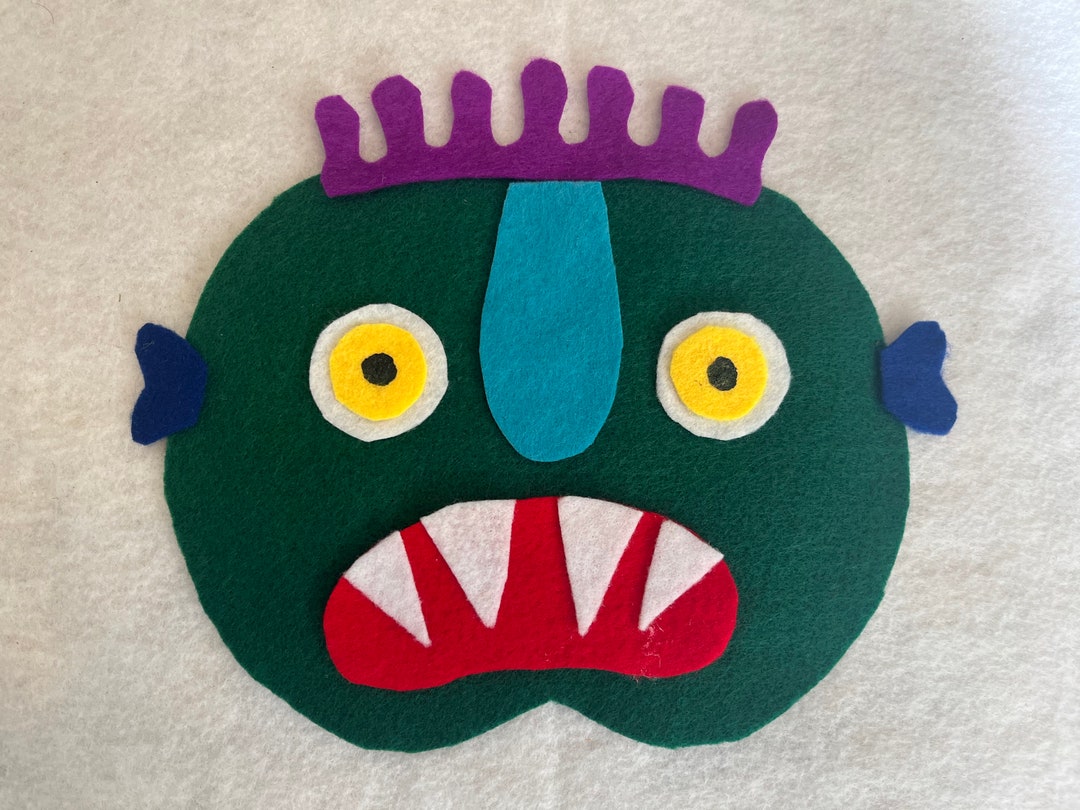 Go Away Big Green Monster Felt Story - Etsy