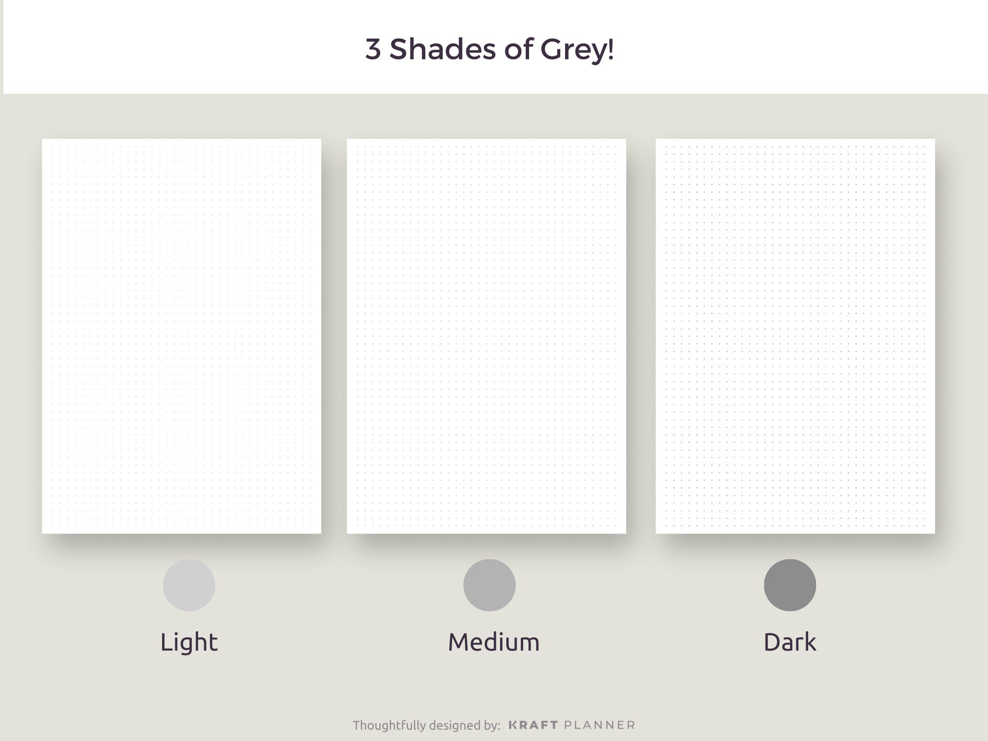 Printable Dot Grid Paper Bullet Journal Paper A4 A5 - Etsy UK