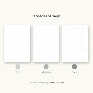 Printable Dot Grid Paper Bullet Journal Paper A4, A5, Letter, Half ...