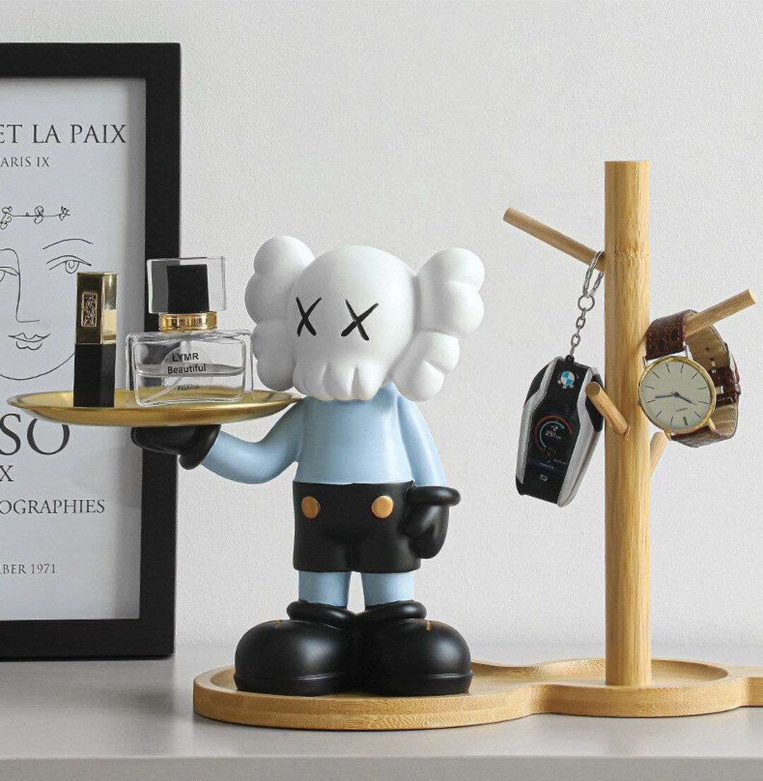 KAWS Holder Figure Key Tray Desk Decor - Etsy UK