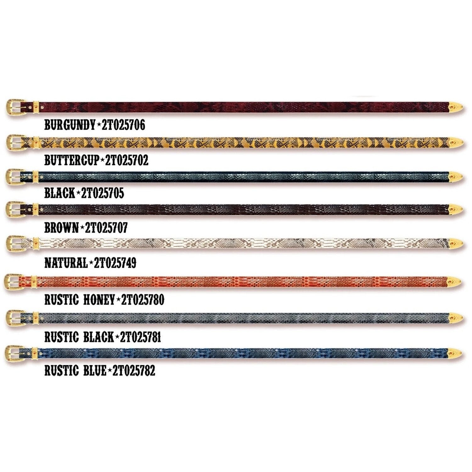 Wild West Genuine Python Hat Bands Handcrafted - Etsy Canada