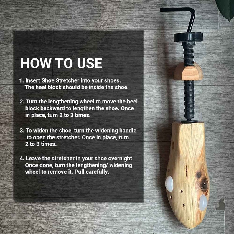 1 Pair Adjustable Shoe Stretcher Unisex Wood Shoe Stretch - Etsy