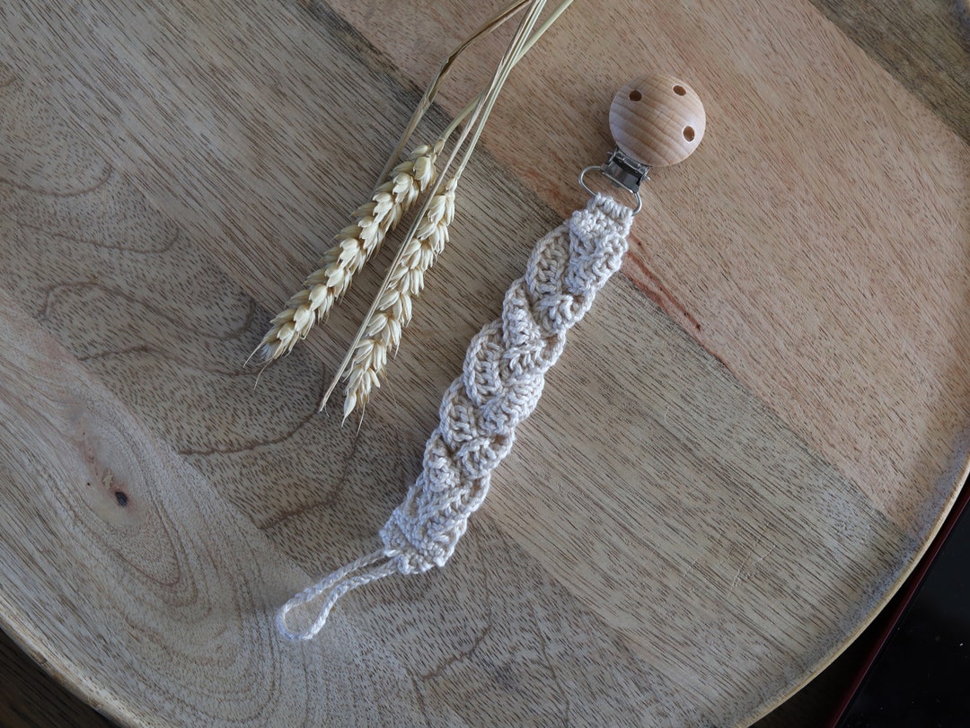 Crochet Pattern Pacifier Cord, Crochet Pattern Pacifier Cord, Braid ...