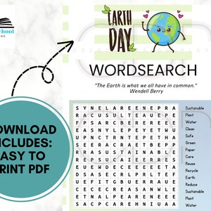 Earth Day Activity Bundle Printable | Kids Activity Sheets | Earth Day ...