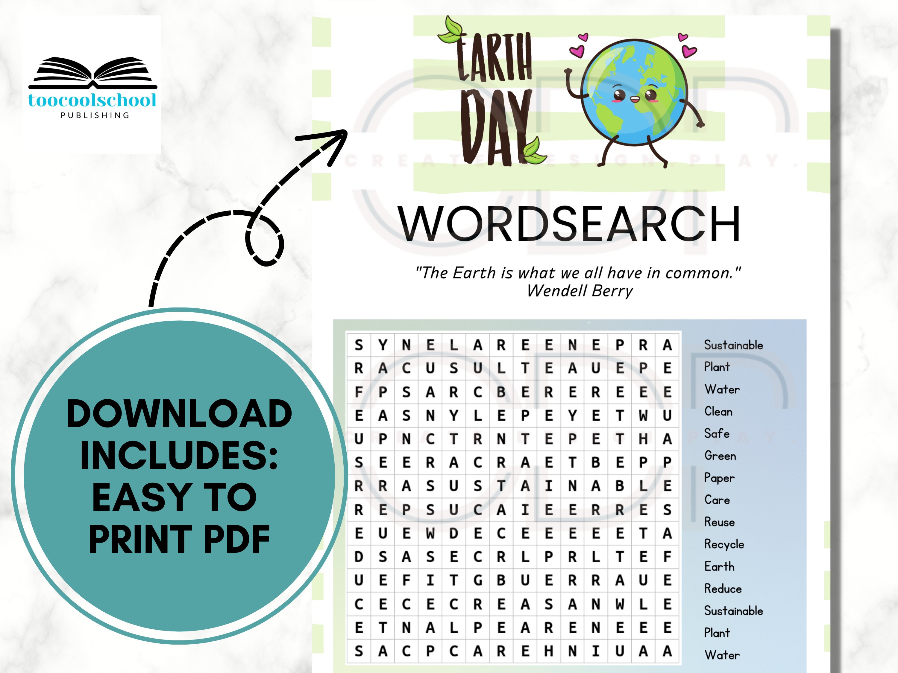 Earth Day Activity Bundle Printable Kids Activity Sheets Earth Day ...