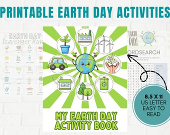 Earth Day Word Search Printable | Earth Day Kids Activity Sheet | Earth ...