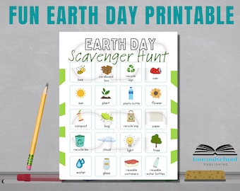 Earth Day Scavenger Hunt | Printable Earth Day Activity for Kids ...