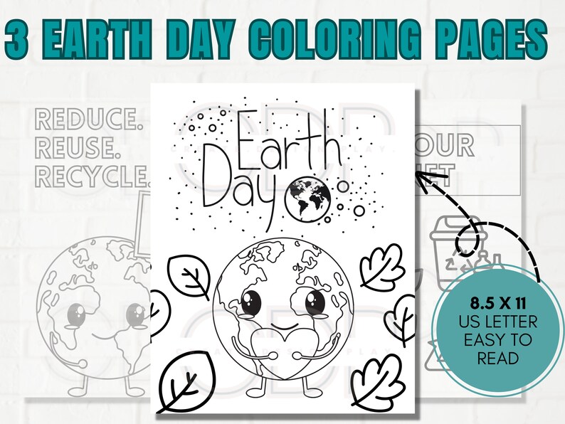 Earth Day Activity Bundle Printable | Kids Activity Sheets | Earth Day ...