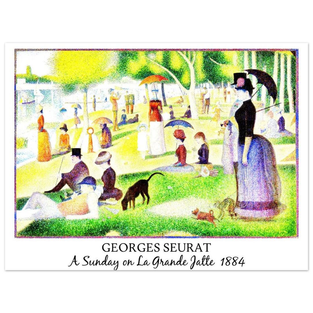 Georges Seurat A Sunday Afternoon on the Island of La Grande Jatte ...