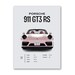 Pink Porsche Poster Car Poster Porsche Print Porsche 911 Pink Wall Art ...