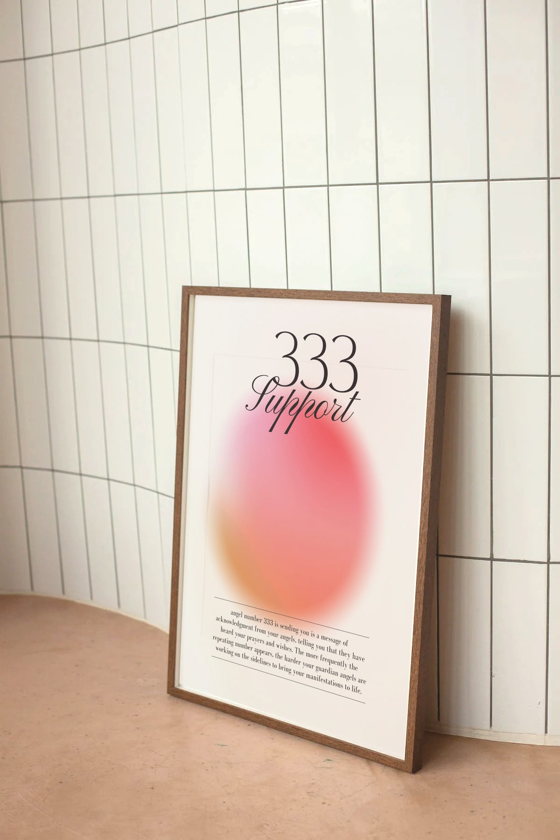 Angel Number Poster | 111 222 333 | Aura Poster Set of 3 | Trendy Wall ...