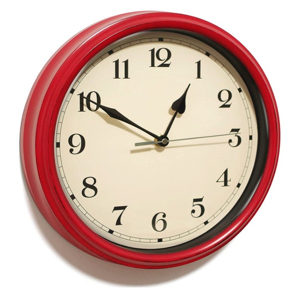 Kitchen Battery Operated Wall Clock - Etsy