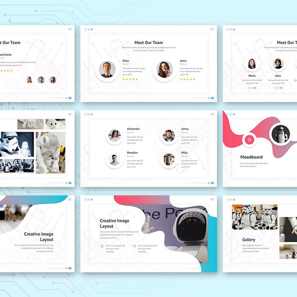 Powerpoint Template - Etsy