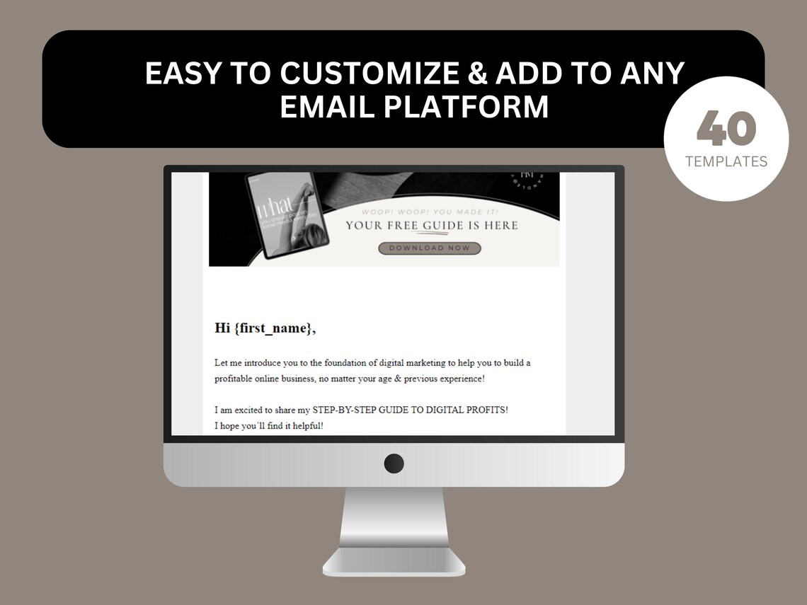 Email Newsletter & Header Templates: 40 Canva Designs for Email ...