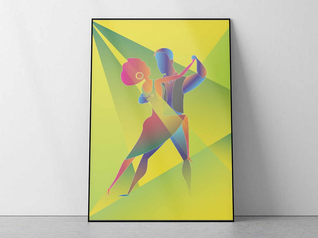 Posters: Salsa Dance Dancing Living Room Posters Decoration Wall Art ...