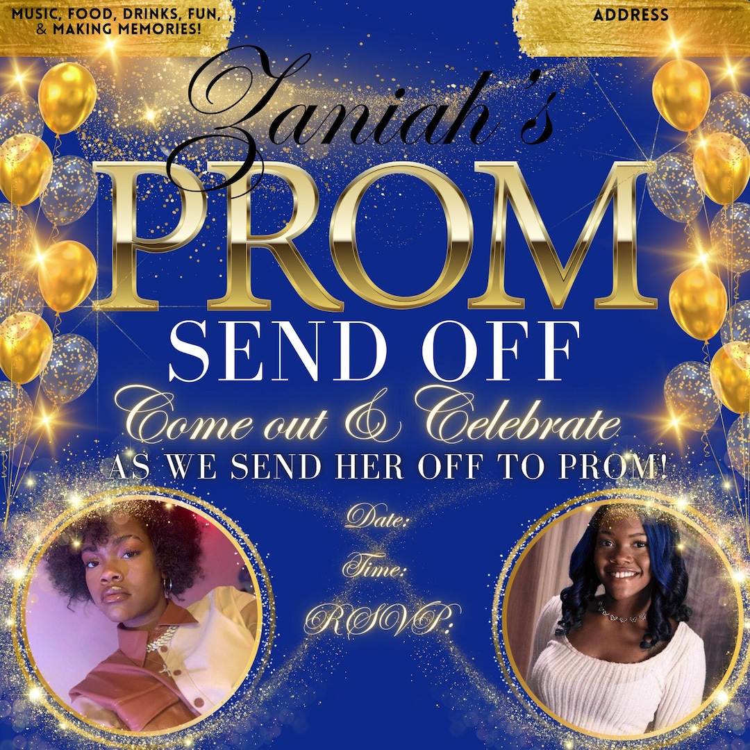 Prom Sendoff Flyer - Etsy