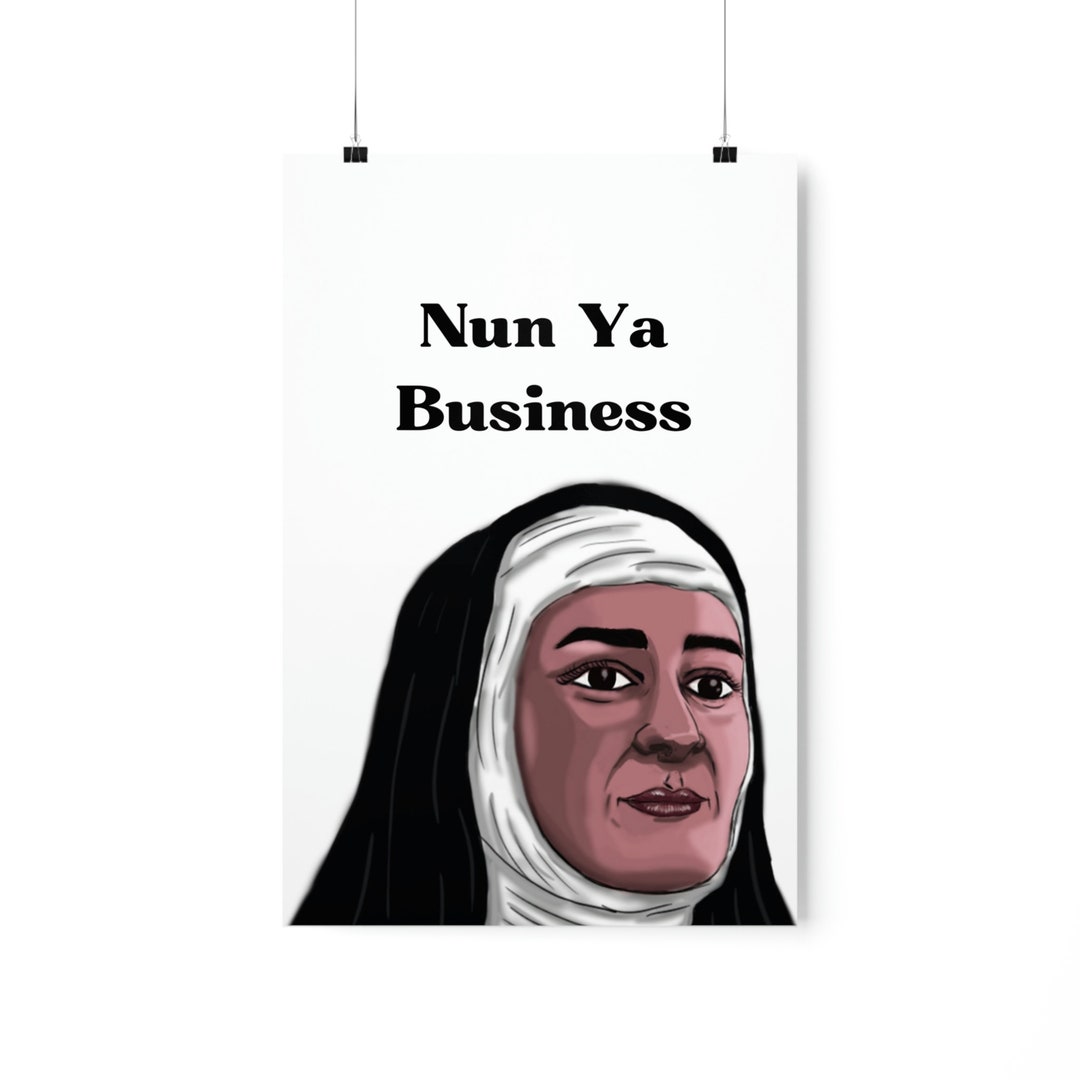 Nun nun Ya Business Poster - Etsy