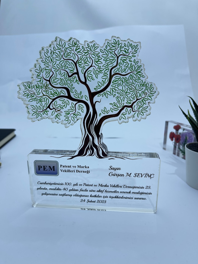 Logo Name Plate, Custom Name Plate for Desk, Family Tree Name Plate ...