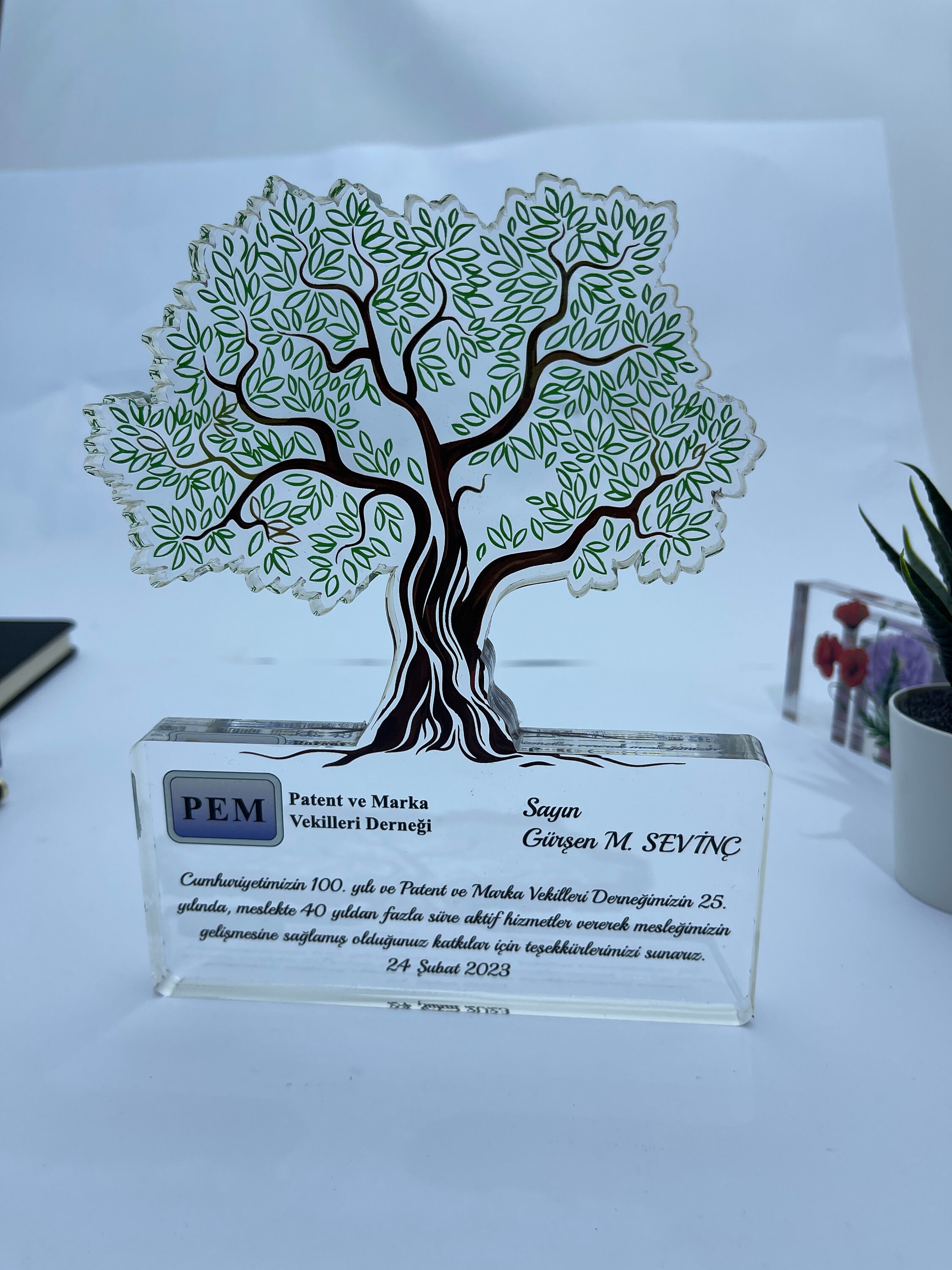 Logo Name Plate, Custom Name Plate for Desk, Family Tree Name Plate ...