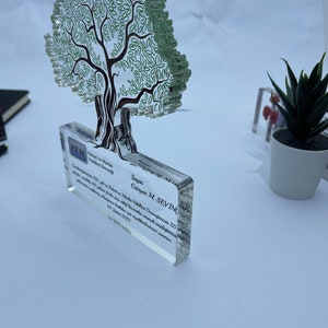 Logo Name Plate, Custom Name Plate for Desk, Family Tree Name Plate ...