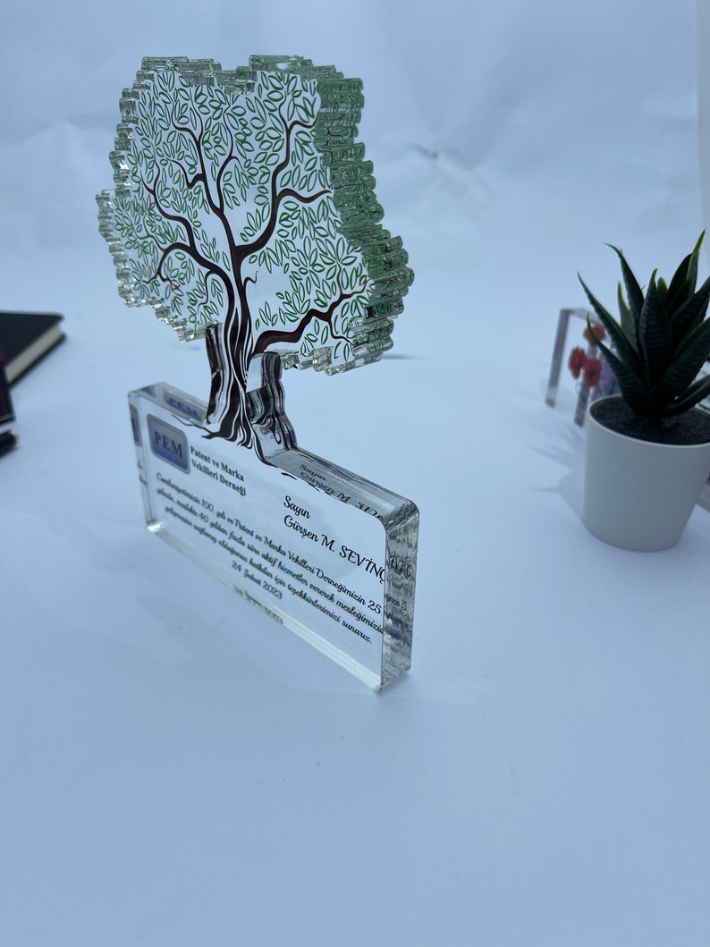 Logo Name Plate, Custom Name Plate for Desk, Family Tree Name Plate ...