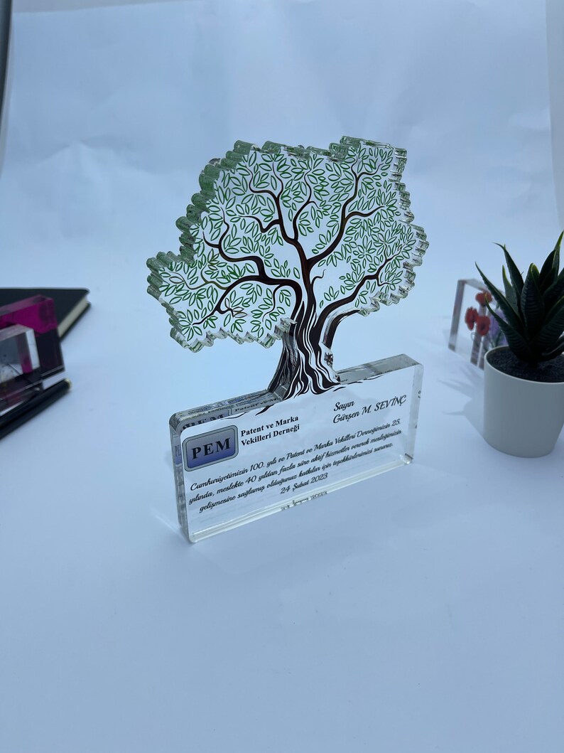 Logo Name Plate, Custom Name Plate for Desk, Family Tree Name Plate ...