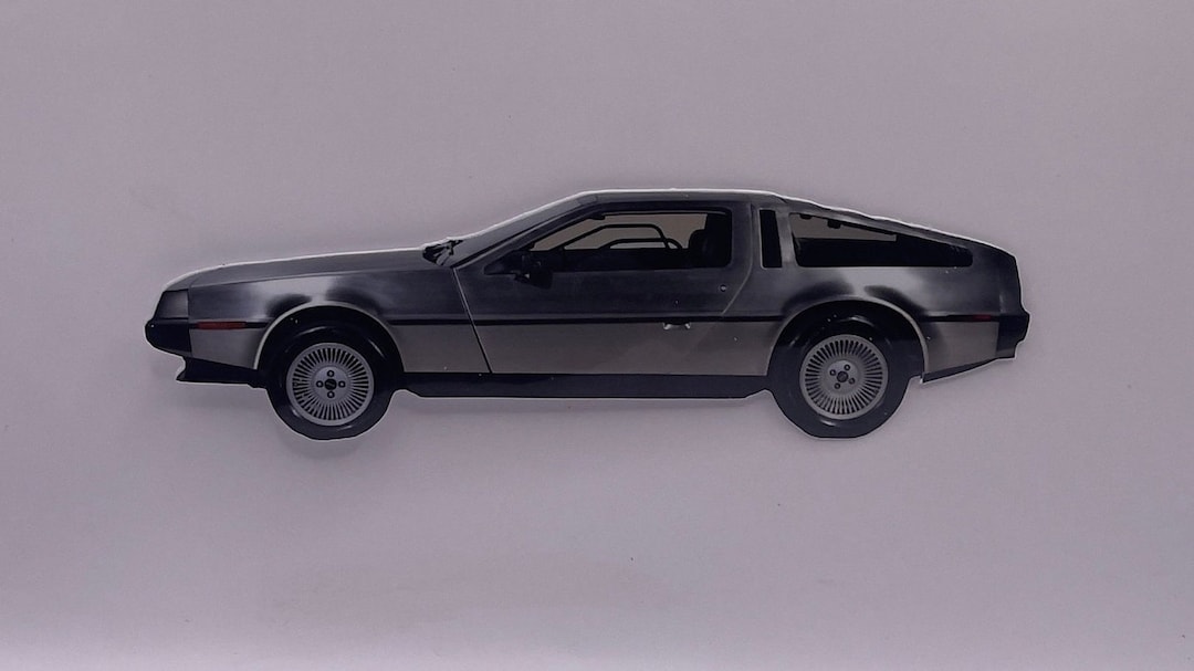 Delorean Vinyl Waterproof Sticker, Time Machine, Back to the Future ...