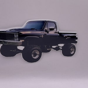 Chevy Square Body Vinyl Sticker , Offroad Waterproof Truck Decal ...